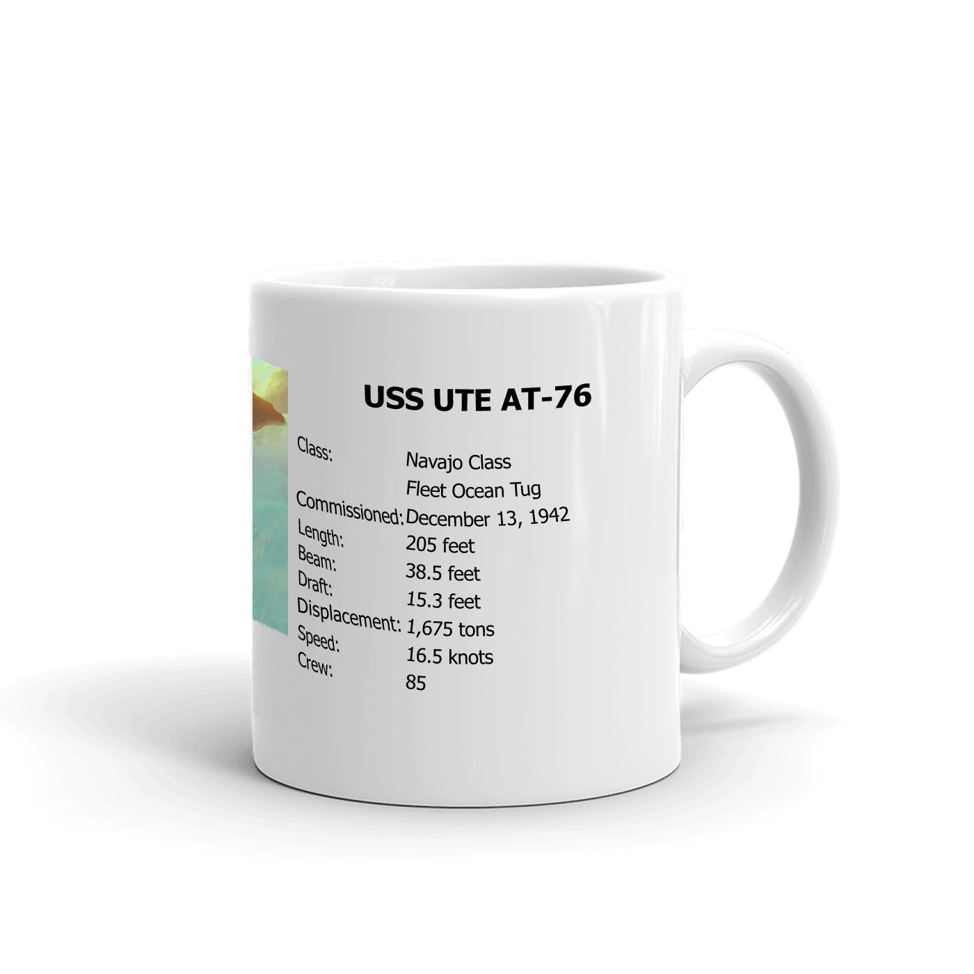 USS Ute AT-76 Coffee Cup Mug – Navy Emporium