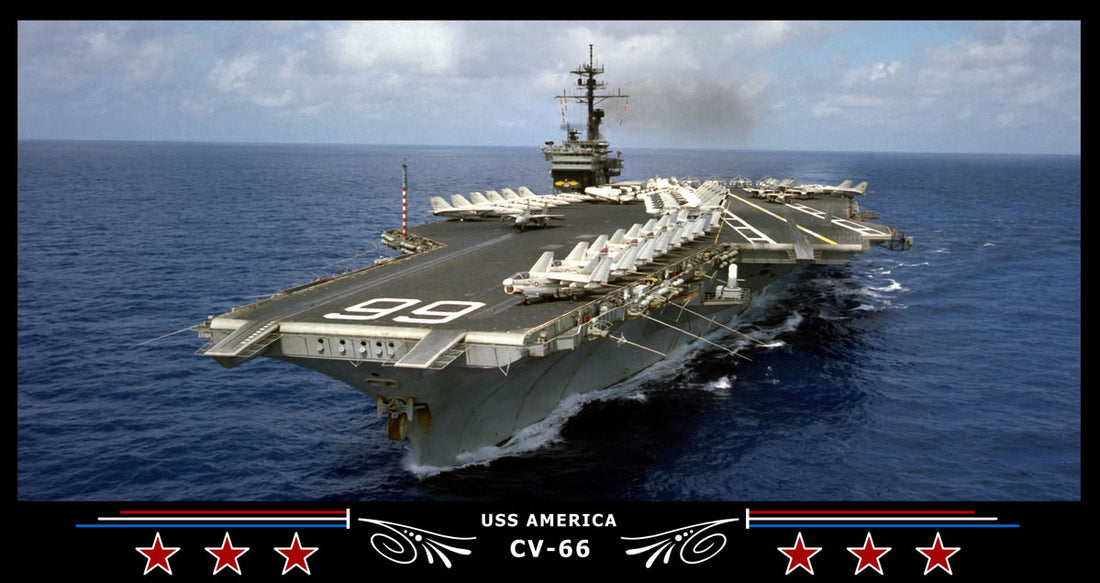 USS America CV-66 Art Print – Navy Emporium
