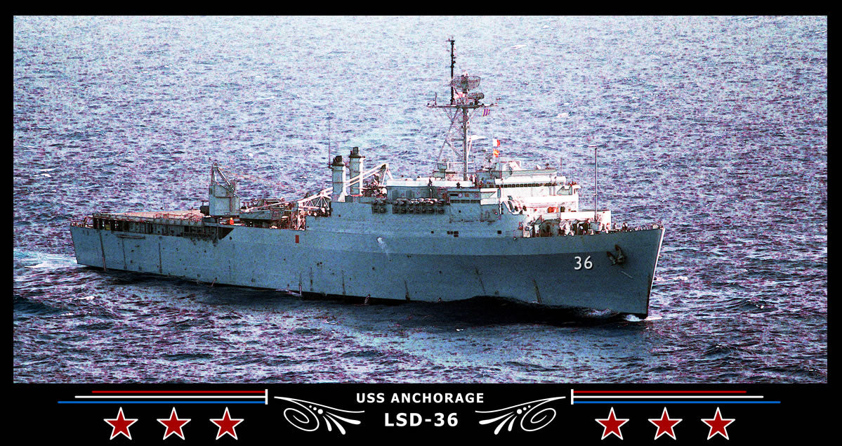 USS Anchorage LSD-36 Art Print – Navy Emporium