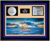 USS BOLSTER ARS-38 Framed Navy Ship Display Burgundy – Navy Emporium