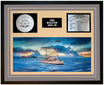 USS BOLSTER ARS-38 Framed Navy Ship Display Burgundy – Navy Emporium
