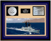 USS DECATUR DDG-31 Framed Navy Ship Display Burgundy – Navy Emporium
