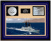 USS DECATUR DDG-31 Framed Navy Ship Display Burgundy – Navy Emporium
