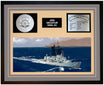 USS DECATUR DDG-31 Framed Navy Ship Display Burgundy – Navy Emporium