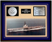 USS KEARSARGE CV-33 Framed Navy Ship Display Burgundy – Navy Emporium